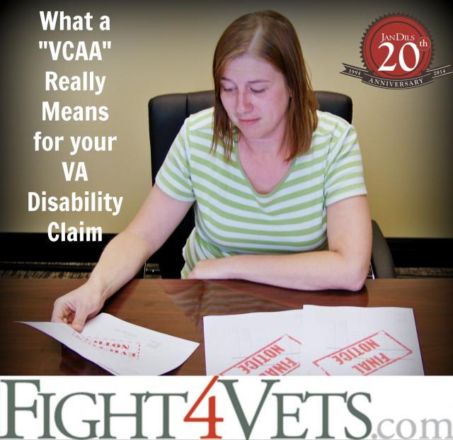 What a "VCAA" means for your VA Disability Claim - Fight 4 Vets
