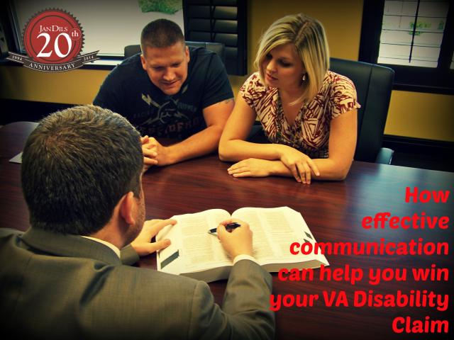 Effective communication helps you win your VA Disability Claim
